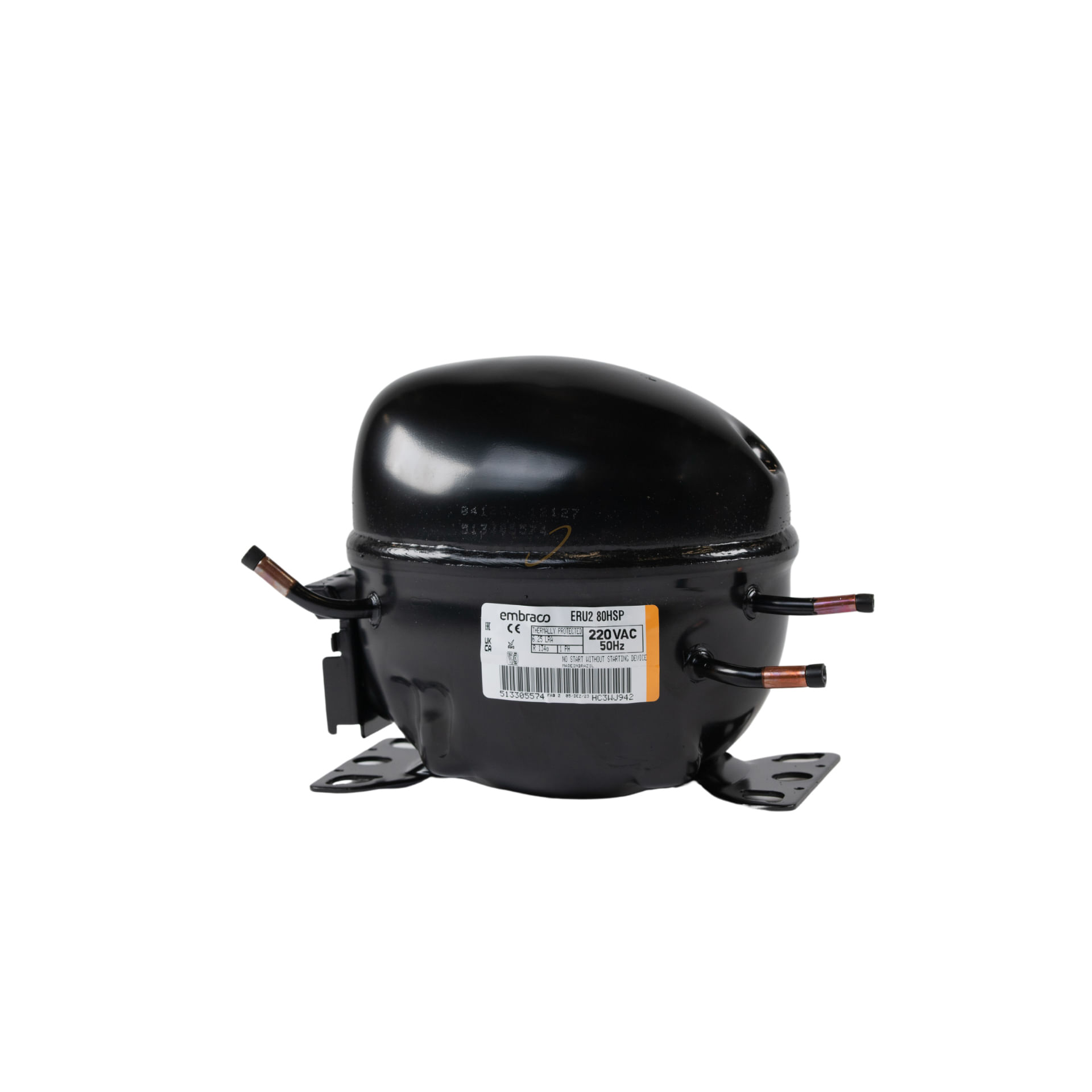 COMPRESOR EMBCO ERU2 80 HSP-R134a 1/4HP& - Whirlpool